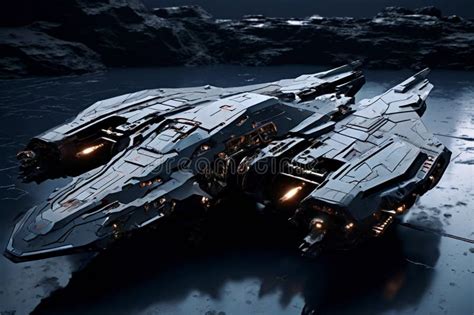 Futuristic Spaceship A Glimpse Into The Future Of Space Exploration