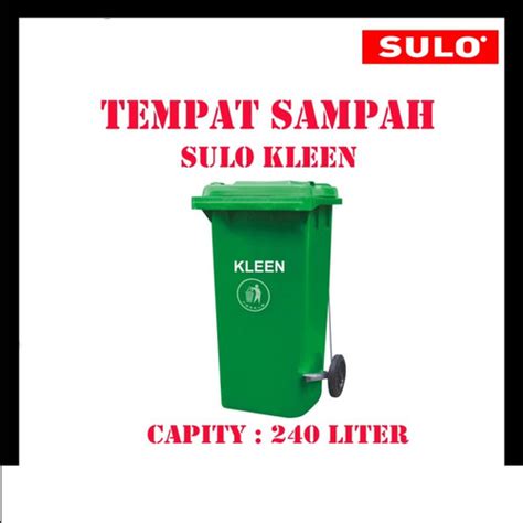 Jual Tempat Sampah Plastik Kleen 240 L Plastic Dust Bin Jakarta