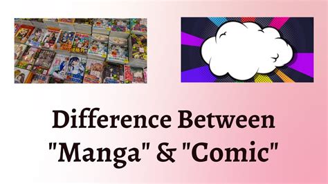 Difference Between Manga And Comic Pow Zap Boom Unraveling The