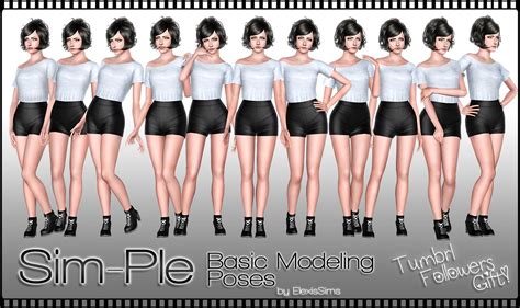 Sim Ple Model Pose Pack Followers T Ive Reached My First Big Followers Milestone And Im
