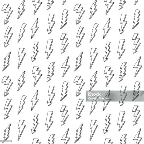 썬더 볼트 원활한 패턴 배경 화면 커버 채우기 웹 페이지 배경 표면 텍스처 섬유 인쇄에 대한 플래시 기호 추상적 인 배경 번개에