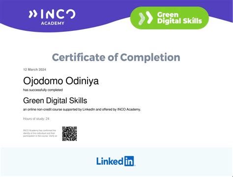 ojodomo odiniya on linkedin greendigitalskills sustainability