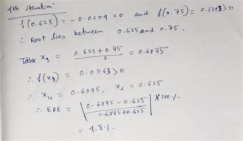 Solved Question 2 Solving Equations Bisection Use The