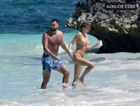 Taylor Swift And Travis Kelce Sexy Heat Up In The Beach In The Bahamas