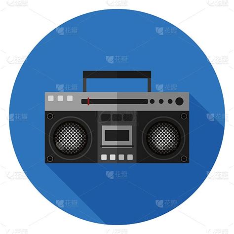 立体声扬声器图标。素材 花瓣网