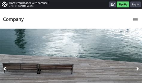 Beautiful And Unique Bootstrap Header Examples Inspirations