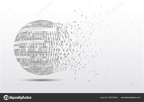binary code globe technology planet big data global network