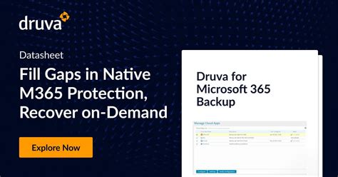 datasheet druva for microsoft 365 backup kevin schwarzkopf