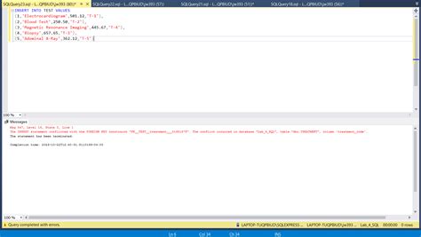 solved create table treatment treatment code varchar 4