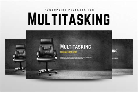 Multitasking PowerPoint Template TemplateMonster