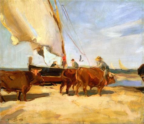 On The Beach At Valencia 1910 Joaquín Sorolla