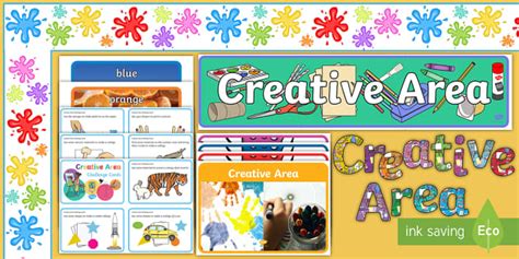 👉 Creative Area Eyfs Classroom Set Up Pack