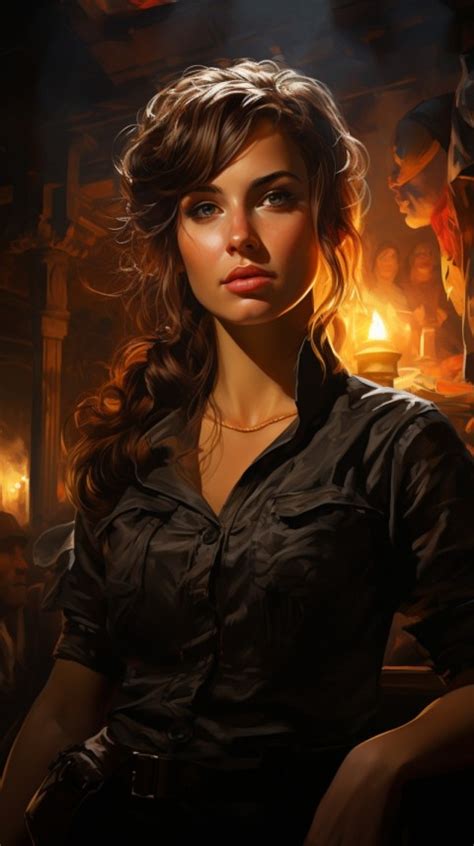 Female Pirate Captain Portrait Photo Picture Lk