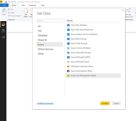 Azure Cost Management Power Bi Template
