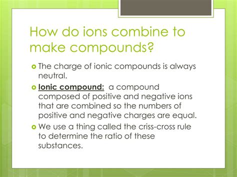 Ppt Ions And Ionic Compounds Powerpoint Presentation Free Download