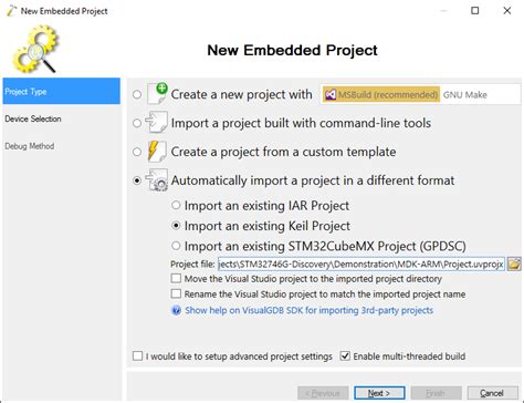 Importing Keil Projects Into VisualStudio With VisualGDB VisualGDB Tutorials