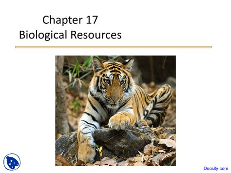biological resources introduction to ecology lecture slides docsity