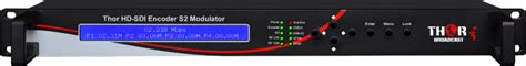 Dvb S2 Hd Satellite Tv Lband And If Modulator Thor Broadcast