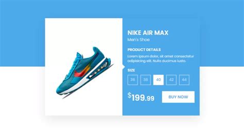 Sliding Product Card UI Design Using Html CSS TechNewsIdea