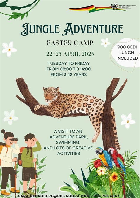 German International School Accra Easter Camp Jungle Adventure