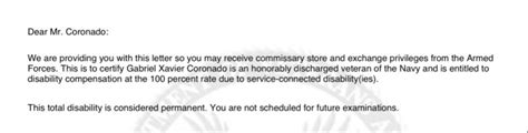 Gabriel Coronado On Linkedin Actually Read My Va Benefits Letter For Once