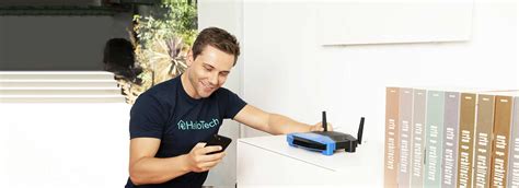 Set Up A New WiFi Connection Via A Wireless Network Router Service Near You HelloTech
