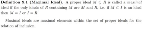 9 Prime And Maximal Ideals Flashcards Quizlet