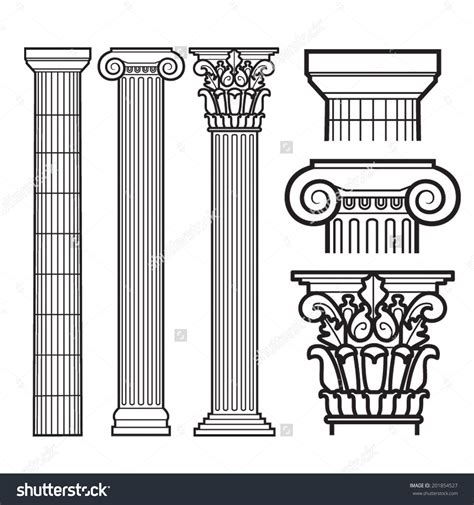 Greek Columns Doric Ionic Corinthian