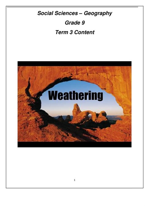 Class Notes Geography For Grade 9 Geography Stuvia Sa