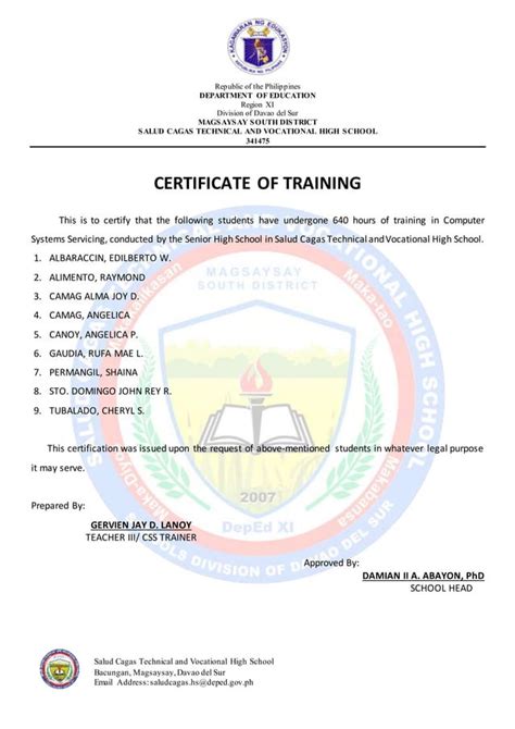 css certification sample pdf