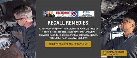 Gm Recall Information Bill Cramer Chevrolet