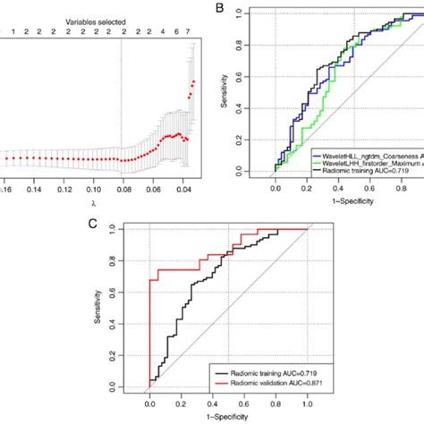 Radiomic Feature Selection And Development Of The Radiomic Prediction Download Scientific