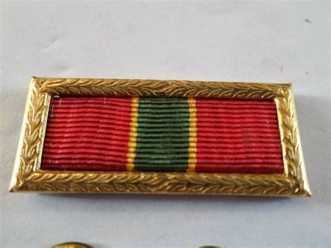 Army Superior Unit Award Ribbon With Brass Ribbon Holder U S Military
