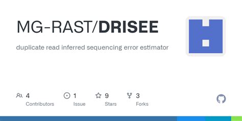 Github Mg Rastdrisee Duplicate Read Inferred Sequencing Error Estimator