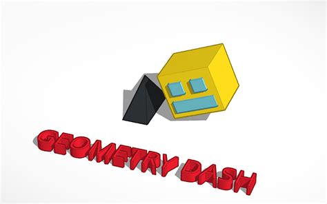 3d Design Geometry Dash 1 0 Impact72yt Tinkercad