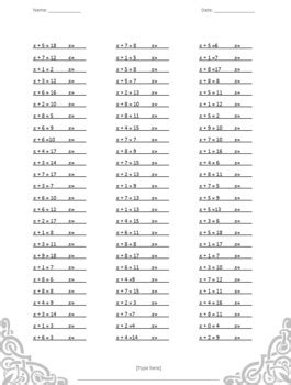 Variable Addition Worksheet Solve For X By Charles Ross TPT