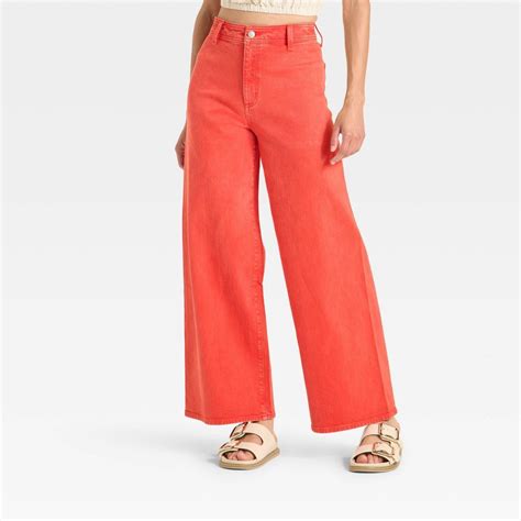 Womens High Rise Sailor Wide Leg Ankle Jeans Universal Thread™ In