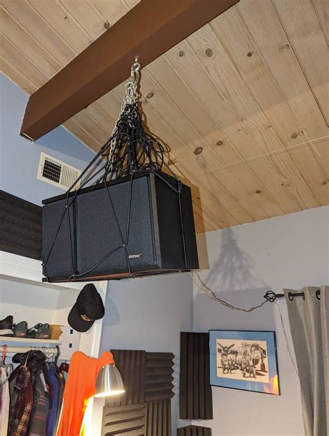 Diy Ceiling Mount Without Damaging Speakers Rdiysound