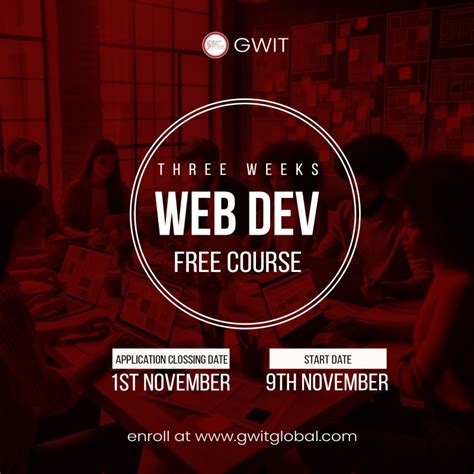 Greater Works Institute Of Technology Gwit On Linkedin Three Weeks