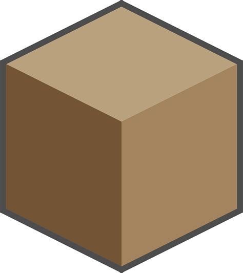 Clipart Brown Sugar Cube