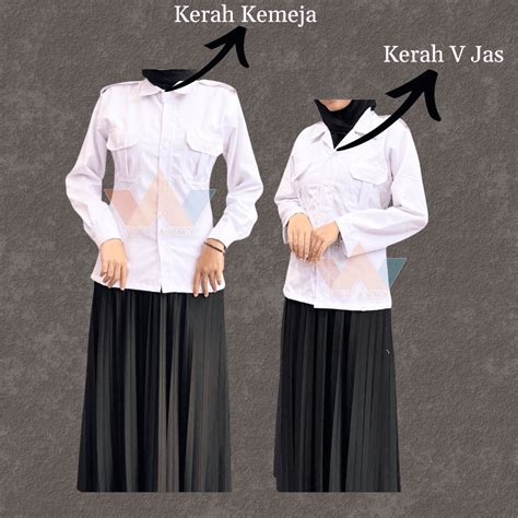 Jual Baju Kantor Baju Pabrik Cewek Atasan Formal Kemeja Putih Asn