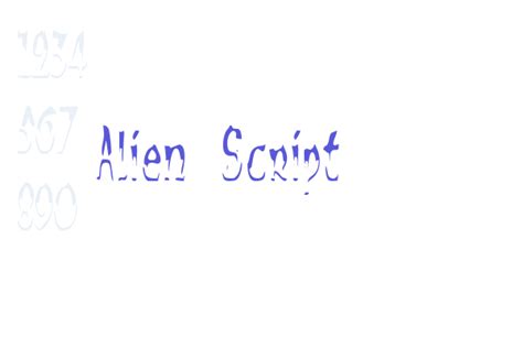 Alien Script Font Free Download