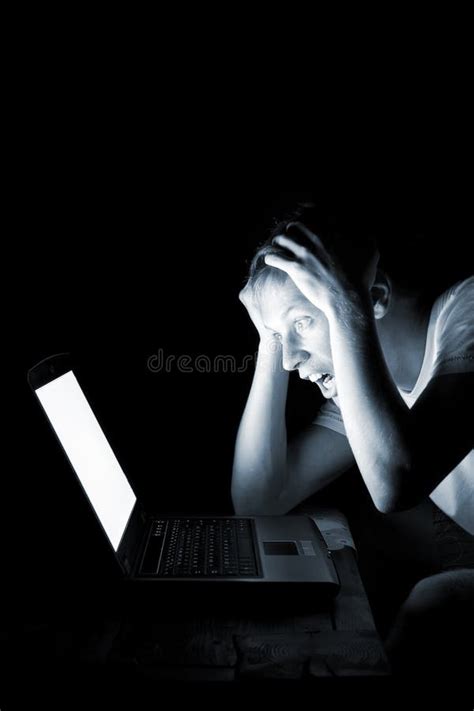 Computer Crashed Stock Photo Image Of Anger Destroy