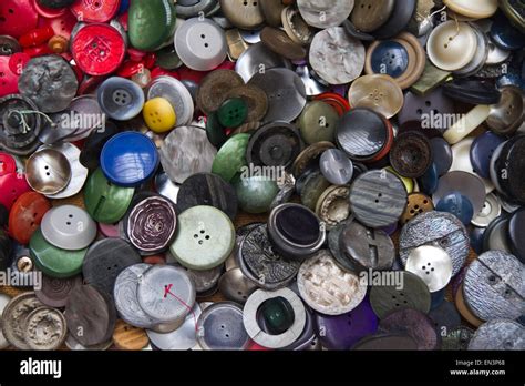 Assorted Of Colorful Buttons Stock Photo Alamy