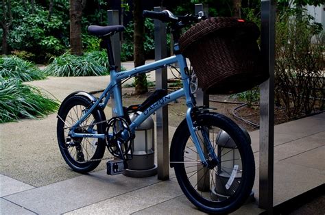 Dahon Dash P8 Storm Blue ＋ Rixen Basket Velostyleticket