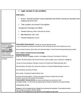 Algebra 1 Lesson Plans By Estevez Teachers Pay Teachers