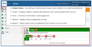 Parent Portal Navigation