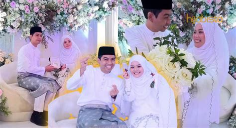 dulu rakan duet kini suami najwa latiff selamat nikahi ahli muzik