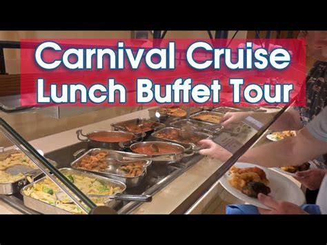 Carnival Ecstasy Buffet Carnival Cruise Line Expanding Late Night Food