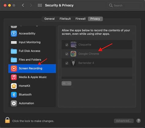 Enabling Screen Capture